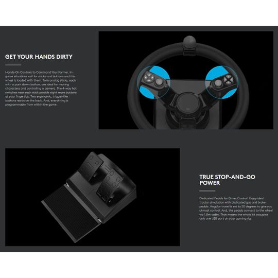 Logitech G Heavy Equipment Bundle Farming Simulator Pack - Computer.is