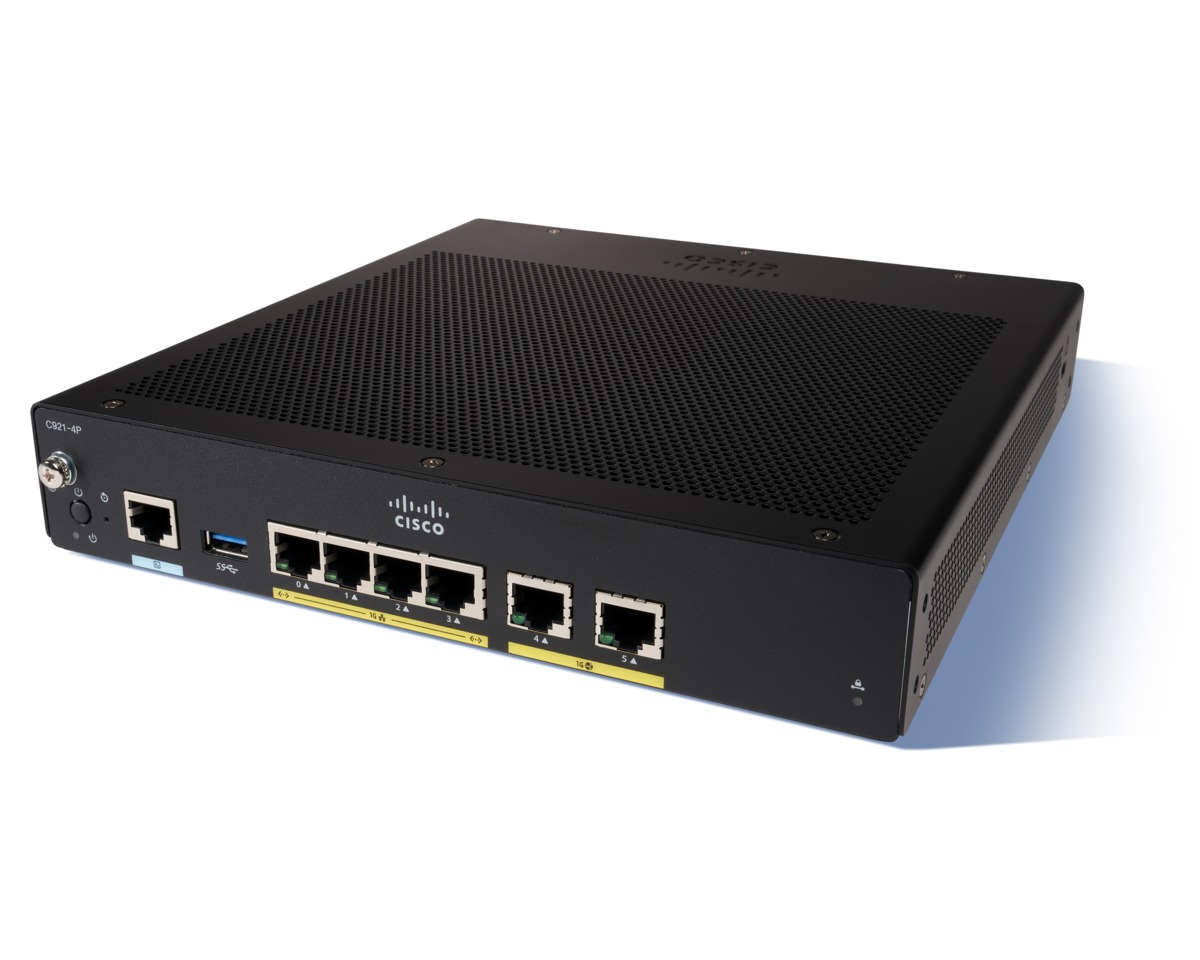 Router Cisco C927-4P VDSL/ADSL2+ Annex A Integrated Services Router ...