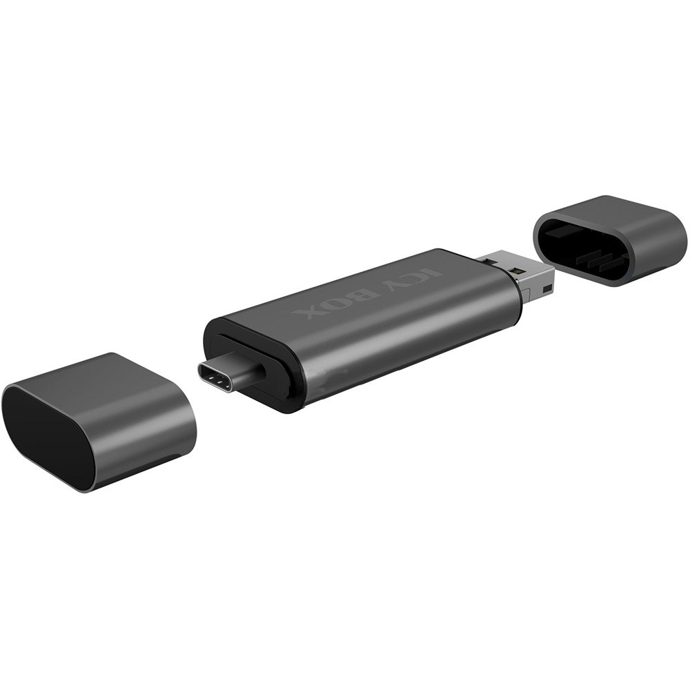 Card Reader Icybox USB3 Type-C Type-A Micro-B IB-CR201-C3 stick multi ...