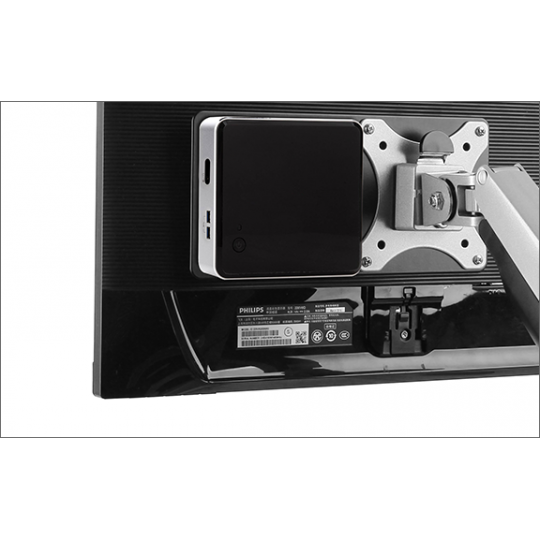Mount for Mini PC - VESA® mounted Intel® NUC holder - Computer.is