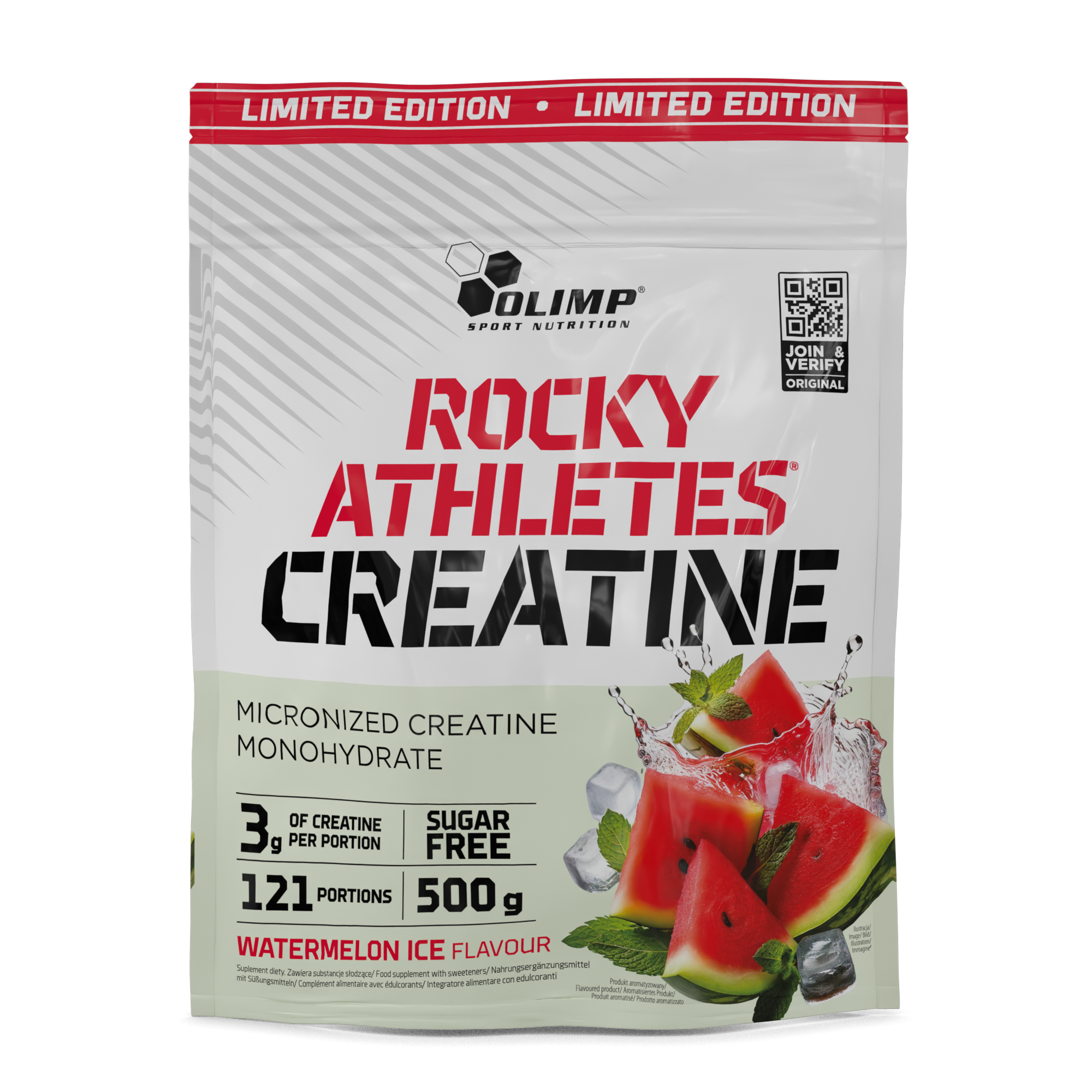 Rocky Athletes Creatine 500g BAG - Hi-Fit